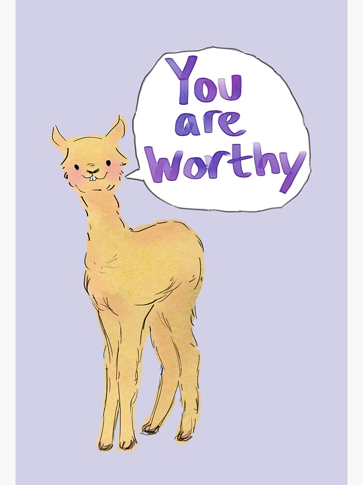 "Positive Llama- Alpaca Affirmation" Poster for Sale by Pennsley ...