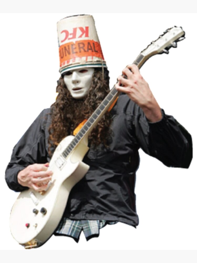 "Buckethead " Poster for Sale by BucketbotJapan | Redbubble