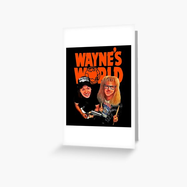 "Logo Wayne graphic two character color" Greeting Card by ...