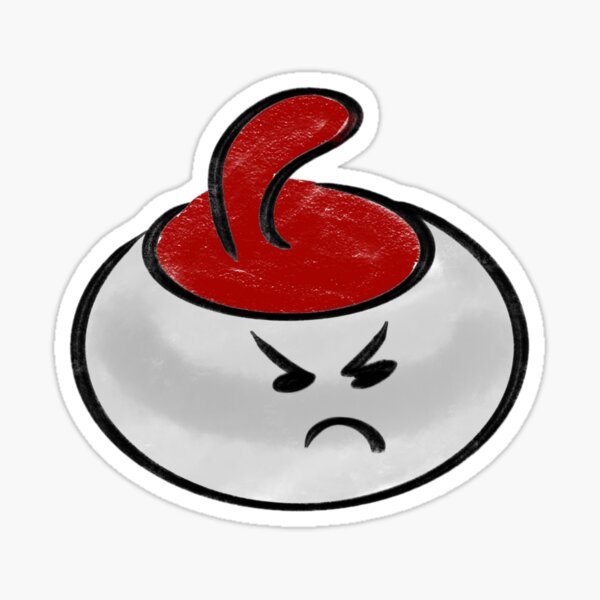"Angry Curling Rock" Sticker for Sale by 77designs | Redbubble