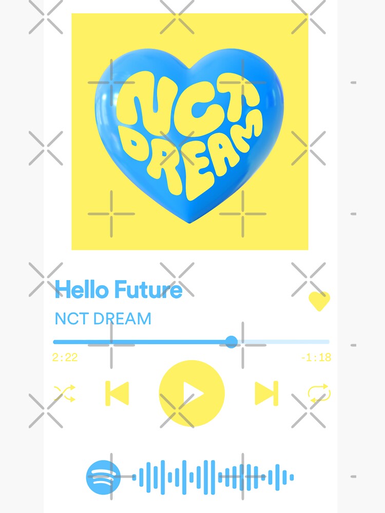 "hello future ! nct dream" Sticker by 8sai | Redbubble