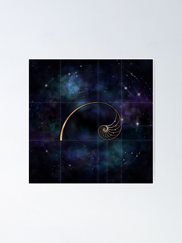 "Nautilus Shell - Sacred Geometry" Poster for Sale by k9printart ...