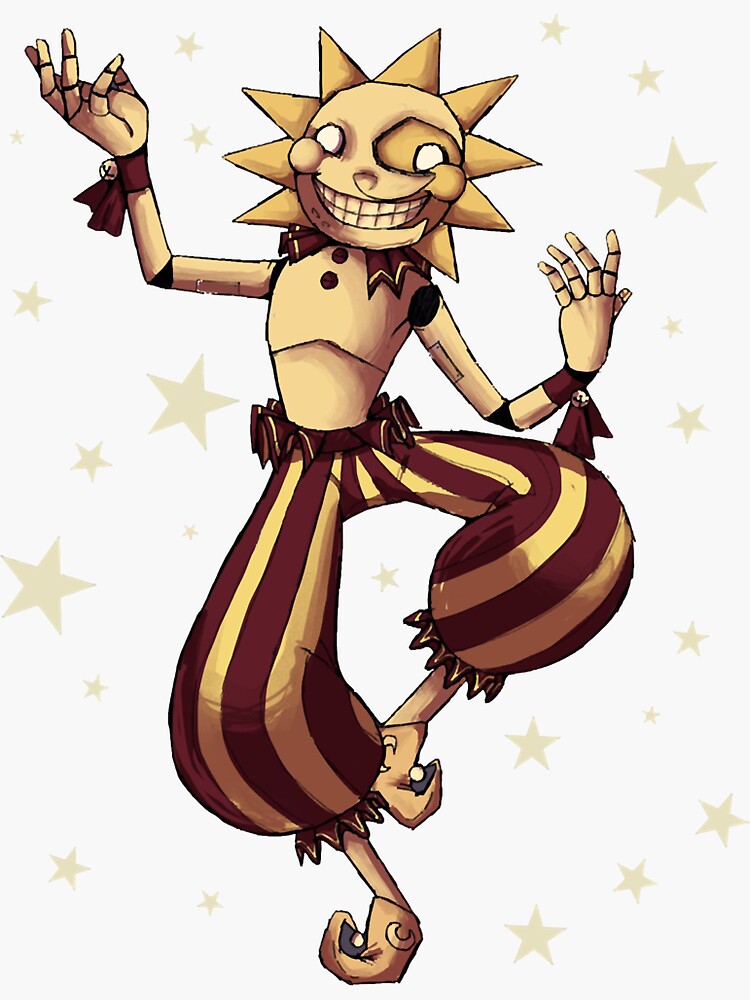 " sundrop and moondrop 6" Sticker for Sale by JOSEURIEL | Redbubble