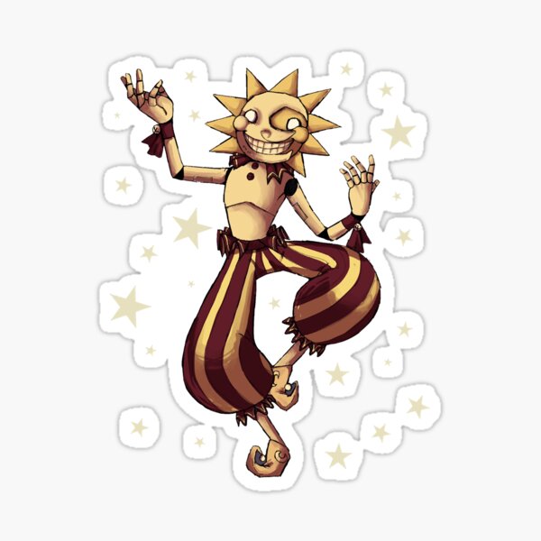 " sundrop and moondrop 6" Sticker for Sale by JOSEURIEL | Redbubble