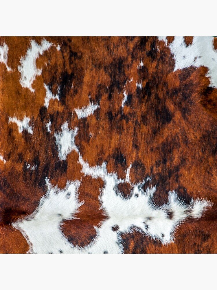 "Modern cowskin print, cowhide decor" Sticker for Sale by Snezhina ...