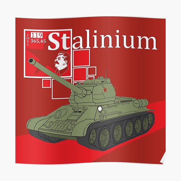"A dose of Stalinium for fans of War Thunder and the T-34 tank" Poster ...