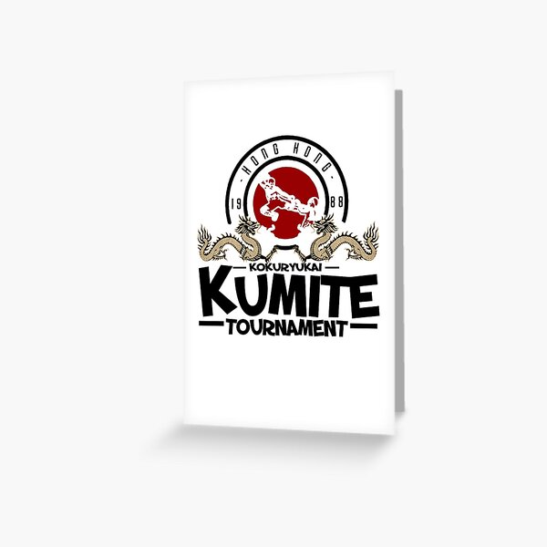 "Hongkong 1988 - Kokuryukai Kumite Tournament" Greeting Card for Sale ...