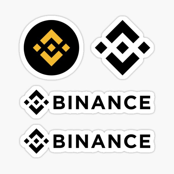 "Binance Black Logo" Sticker by dtor5 | Redbubble