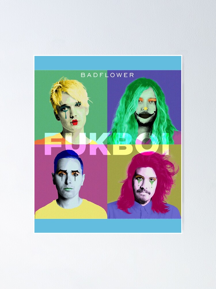 "Simple Badflower Fukboi " Poster by ManateesOZ | Redbubble