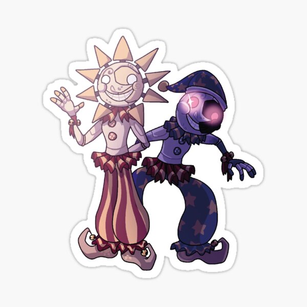 " sundrop and moondrop 10" Sticker for Sale by JOSEURIEL | Redbubble