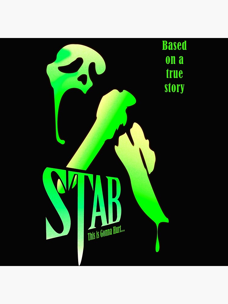 "Stab (from the film Scream)" Poster by MitixaKPatel | Redbubble