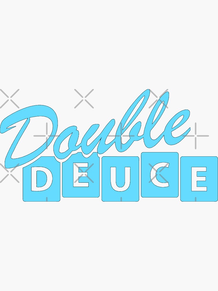 "Double Deuce Logo" Sticker by SMI1313 | Redbubble