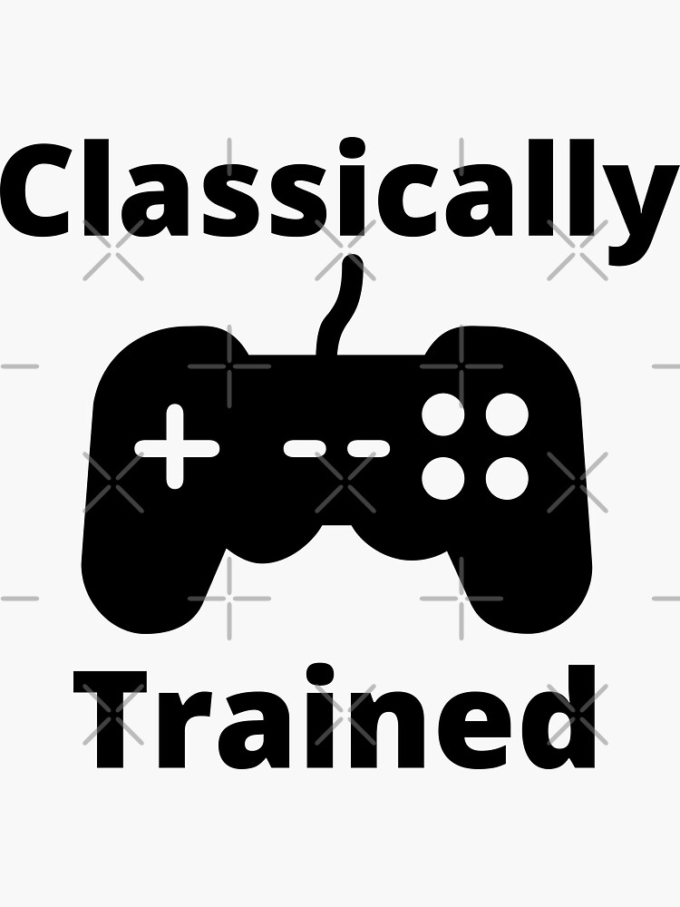 "Classically Trained" Sticker for Sale by rachelchanel21 | Redbubble