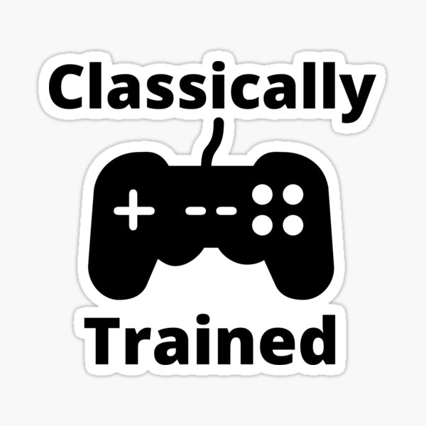 "Classically Trained" Sticker for Sale by rachelchanel21 | Redbubble