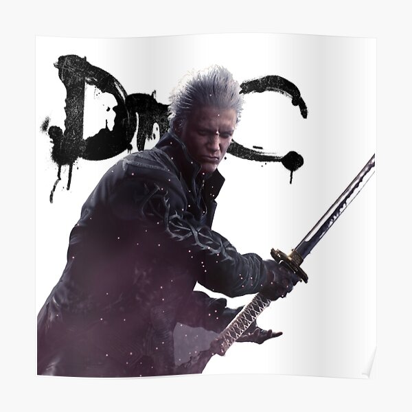 "Devil May Cry - Vergil" Poster for Sale by illustratoral | Redbubble
