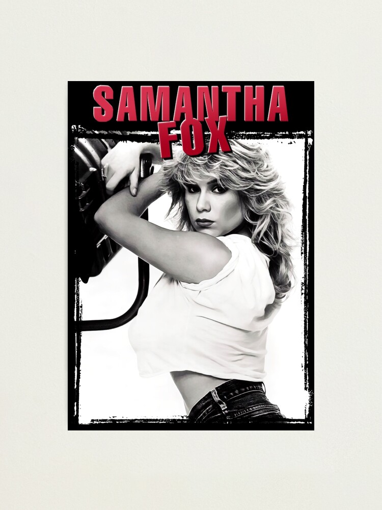 "Samantha Fox" Photographic Print for Sale by Kimmy73RB | Redbubble