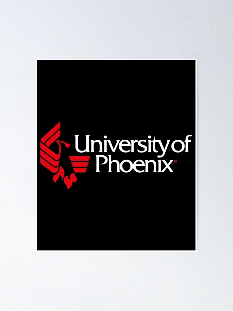 "university Of Phoenix Shirt american college" Poster by ...