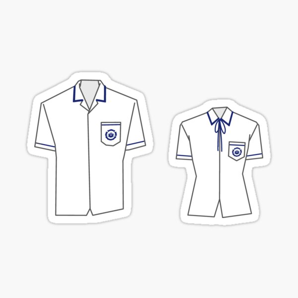 "Our Beloved Summer KDrama School Uniform" Sticker for Sale by alishals ...