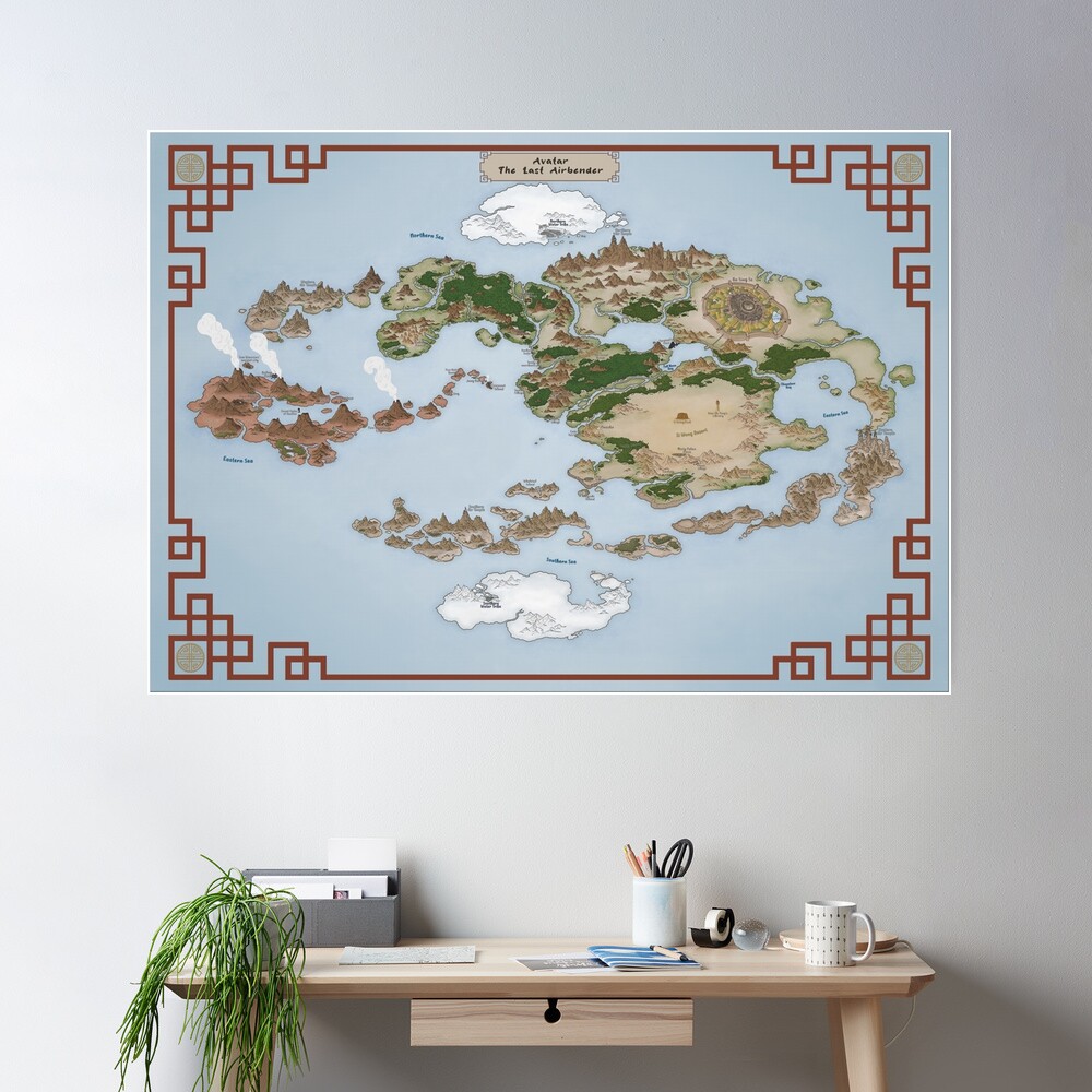 Avatar: The Last Airbender World Map By James Nalepa, 42% OFF