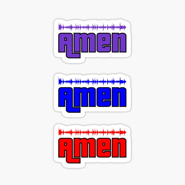 "Drum and Bass DNB Amen Breakbeat Sticker Pack" Sticker for Sale by ...