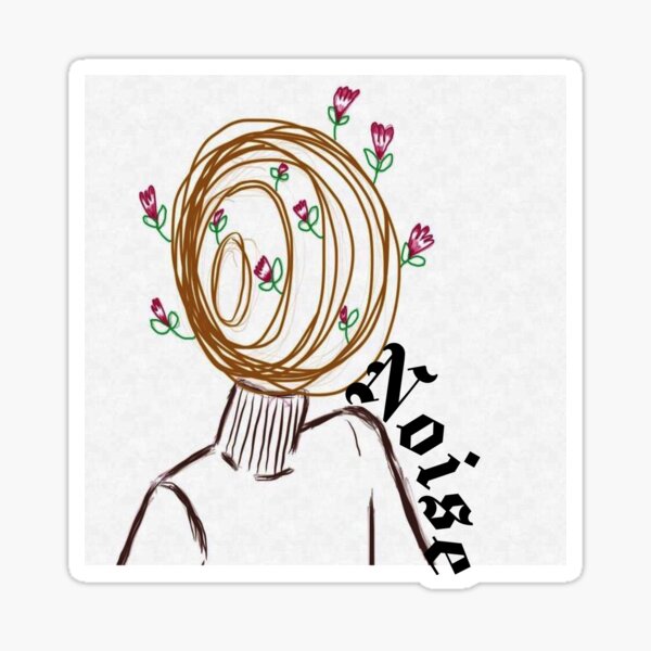 "Noise " Sticker by MEE-32 | Redbubble