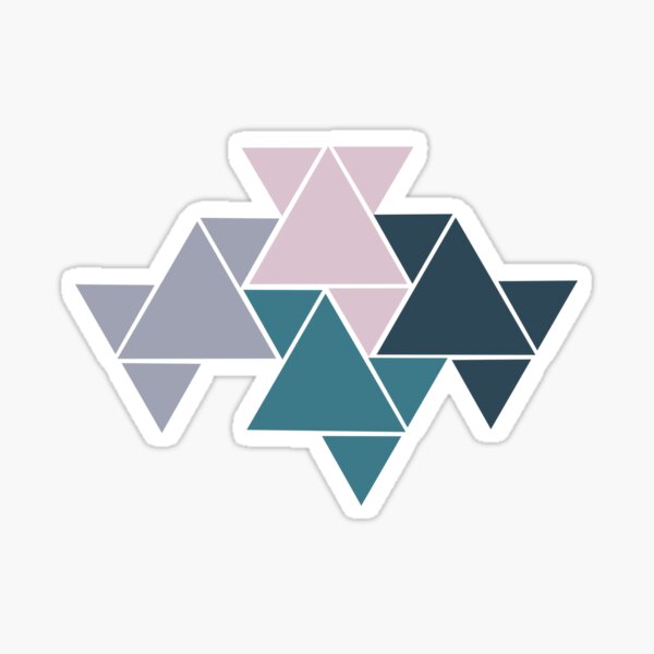 "Origami abstract number 7c" Sticker for Sale by aapshop | Redbubble