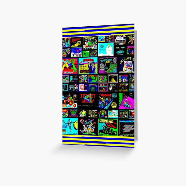 "ZX Spectrum Game Loading Screens Part I" Greeting Card for Sale by ...