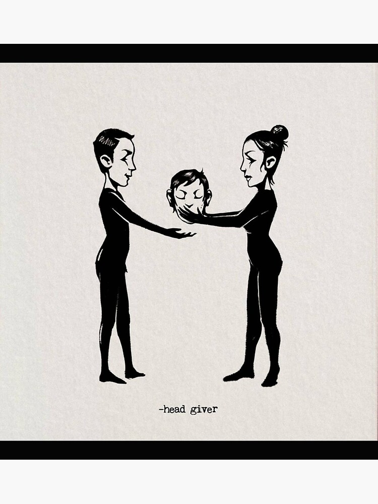 "head giver" Sticker for Sale by XJESHX | Redbubble