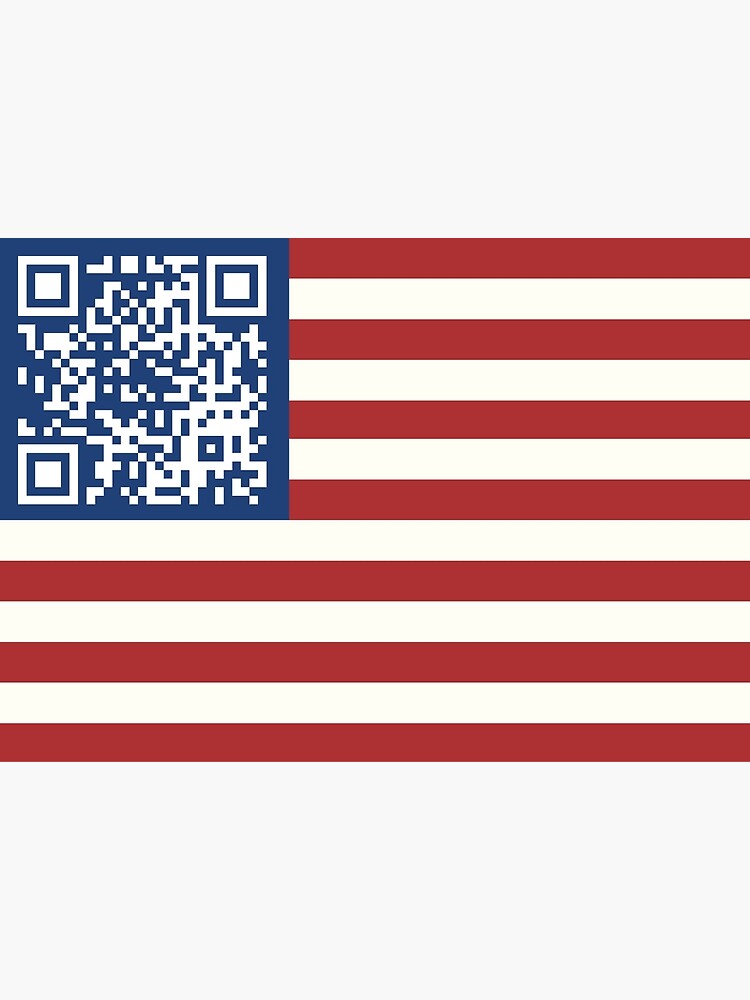 "rickroll qr code flag" Poster for Sale by Z0nked | Redbubble