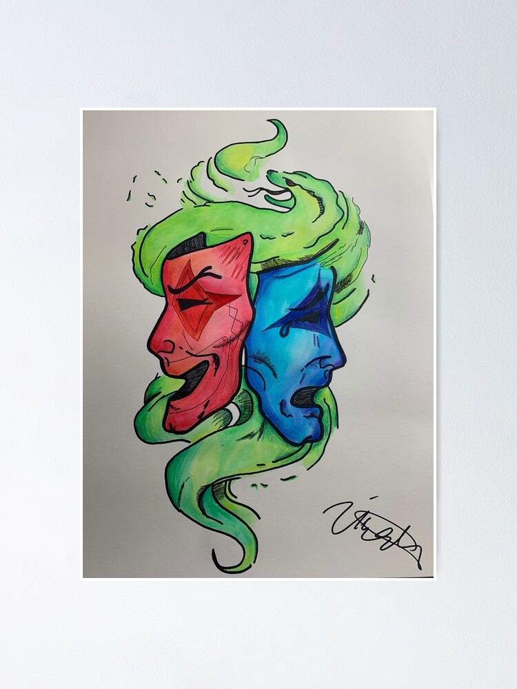 "Laugh Now cry Later" Poster for Sale by vickiarutunian | Redbubble