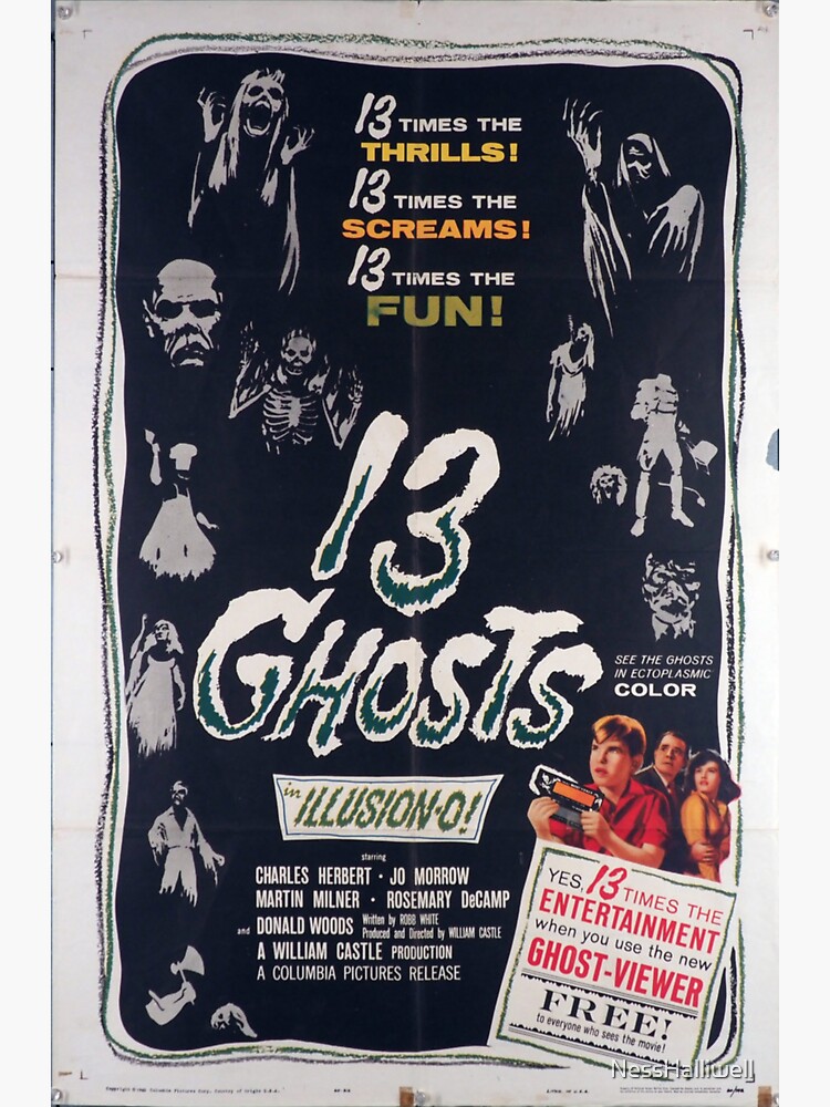 "13 Ghosts" Sticker by NessHalliwell | Redbubble