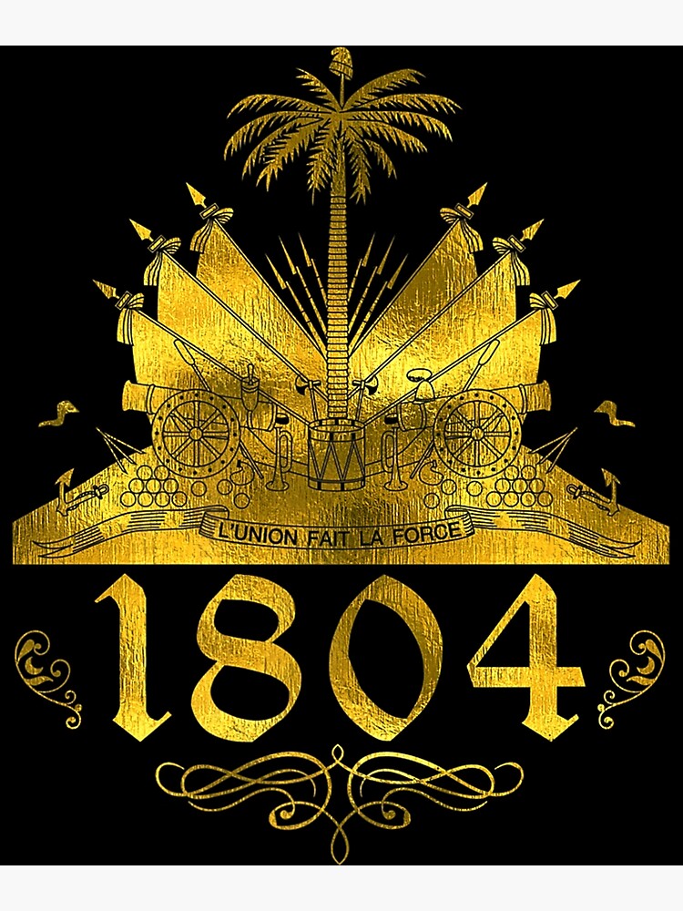 Póster «Día de la bandera de oro de la independencia de Haití 1804» de ...