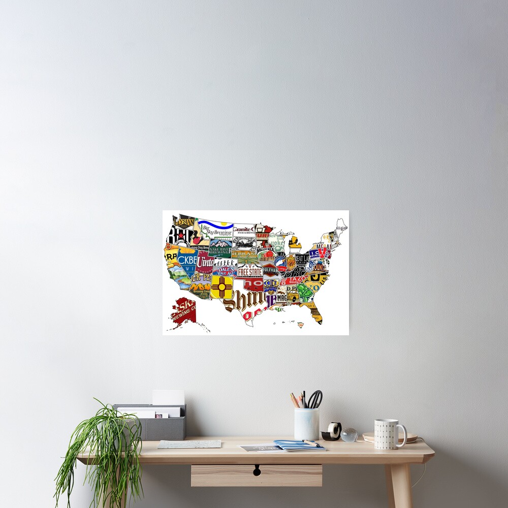 "Maps of USA" Poster for Sale by The-Lerach | Redbubble