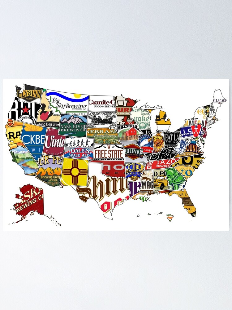 "Maps of USA" Poster for Sale by The-Lerach | Redbubble