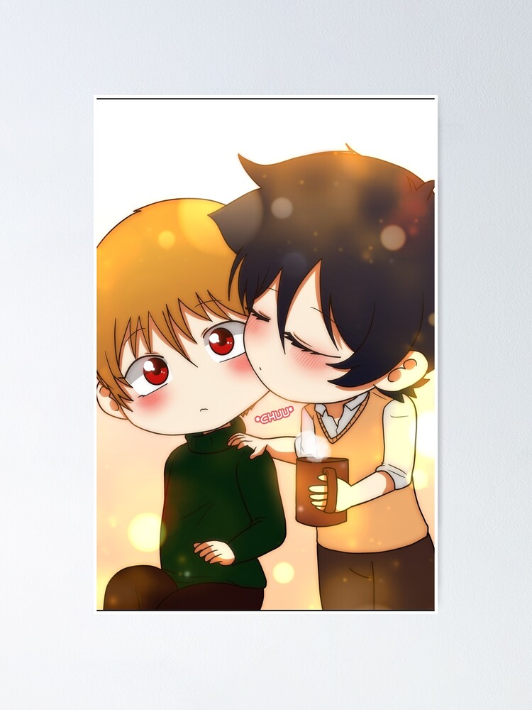 "WEBTOON QUALITY CONTENT BL cute chibi kiss " Poster for Sale by ...