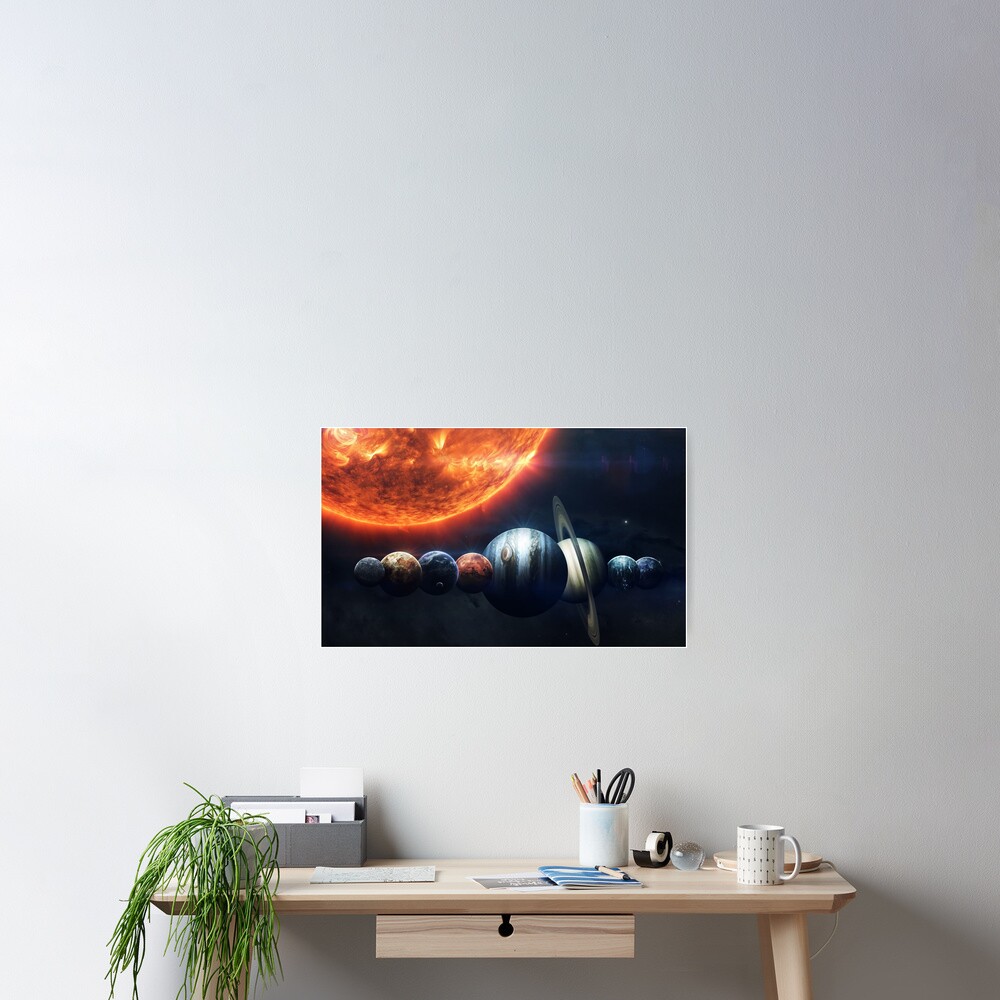 "Wonderful Solar System" Poster for Sale by The-Lerach | Redbubble