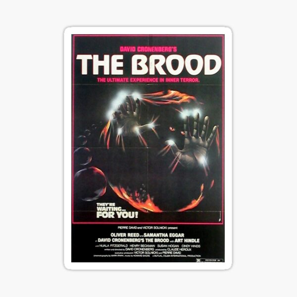 "The Brood" Sticker for Sale by NessHalliwell | Redbubble