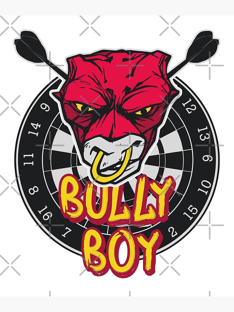 "Bully Boy Bull Darts Horns" Poster for Sale by OmmeDesigns | Redbubble