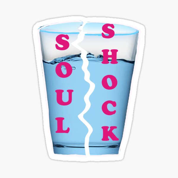 "soul shock" Sticker for Sale by VIJETASWARDROBE | Redbubble