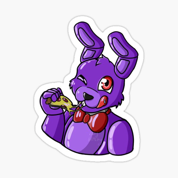 "bonnie the bunny" Sticker for Sale by glitchyexe | Redbubble