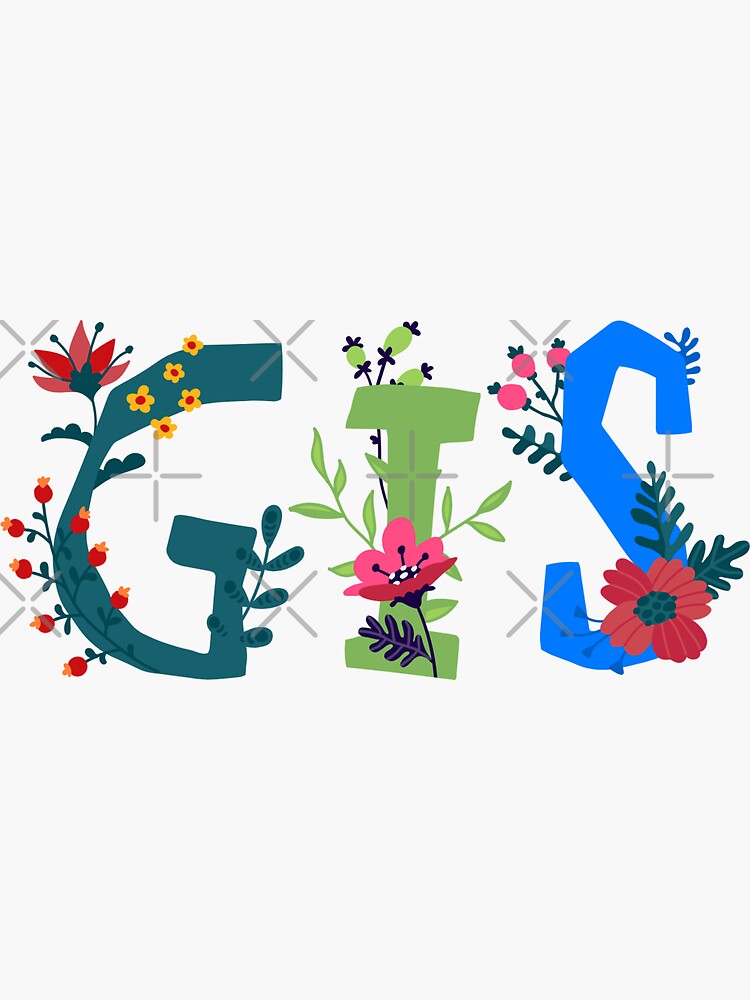 "Plants & GIS (Geographic Information Systems)" Sticker for Sale by ...