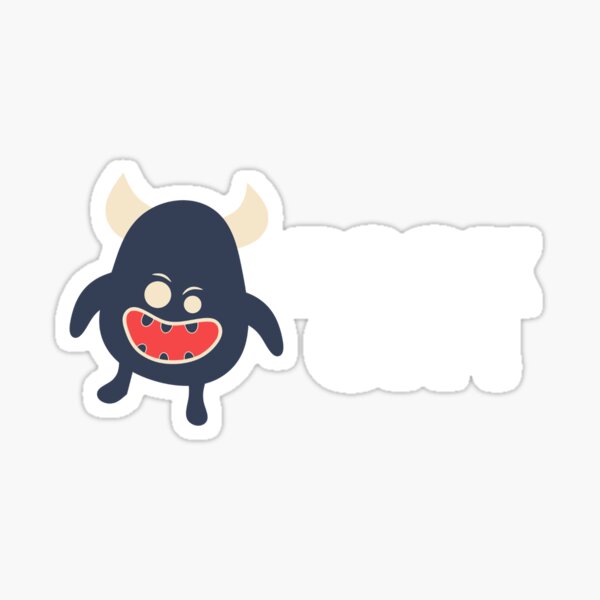 "BACK OFF! " Sticker for Sale by Nightclup | Redbubble