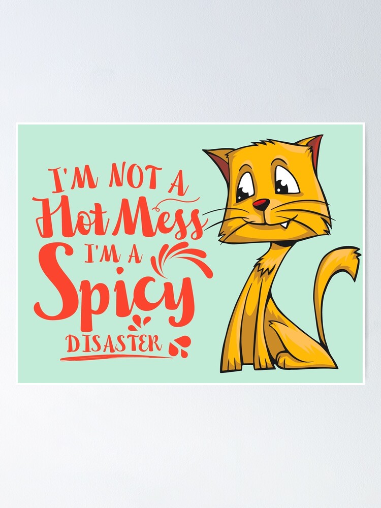 "Canny Cat" Poster for Sale by Artzilla22 | Redbubble