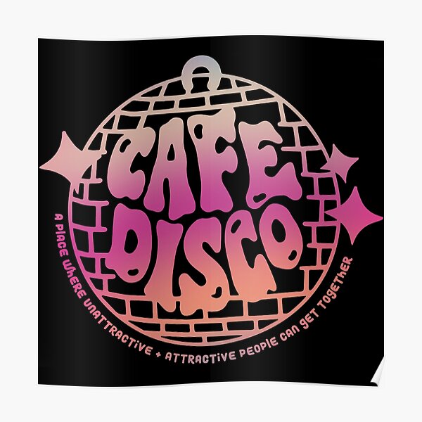 "Acara Cafe Disco - The Office " Poster for Sale by enjoypenak | Redbubble
