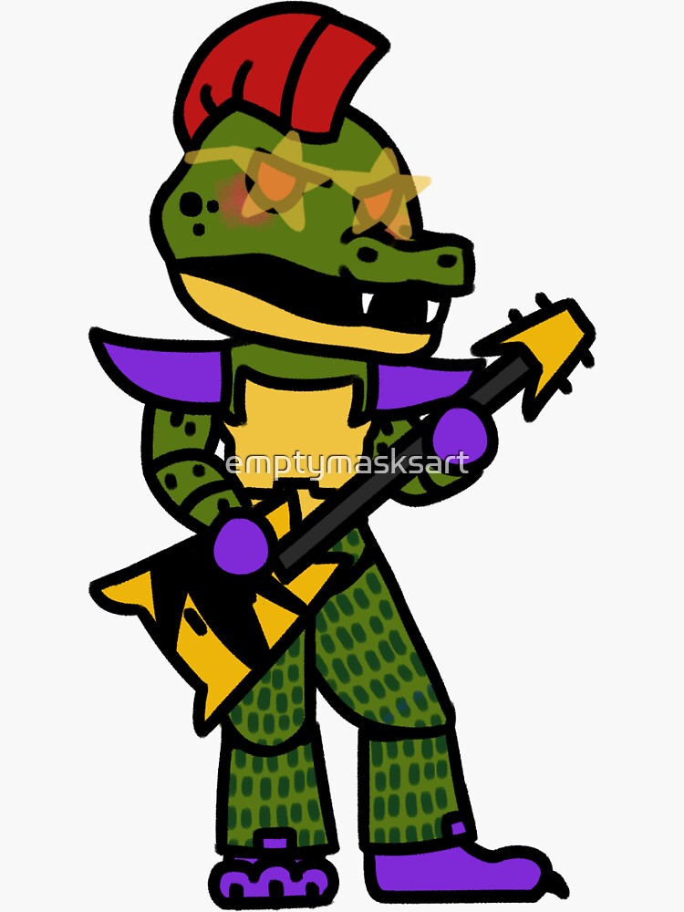 "FNAF Security Breach Chibi Stickers - Monty Gator" Sticker for Sale by ...