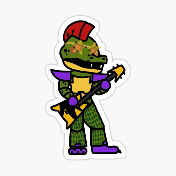 "FNAF Security Breach Chibi Stickers - Monty Gator" Sticker for Sale by ...