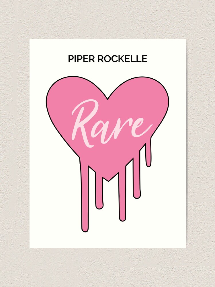 "Piper Rockelle Rare Heart " Art Print by SanaeShopy | Redbubble