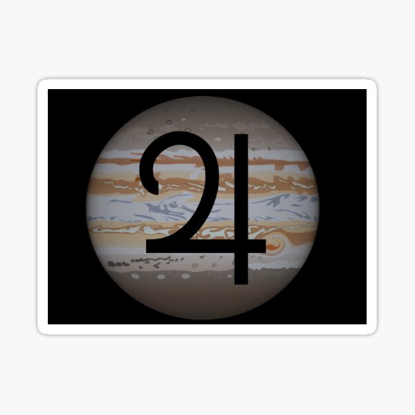 "jupiter" Sticker by oznbs | Redbubble
