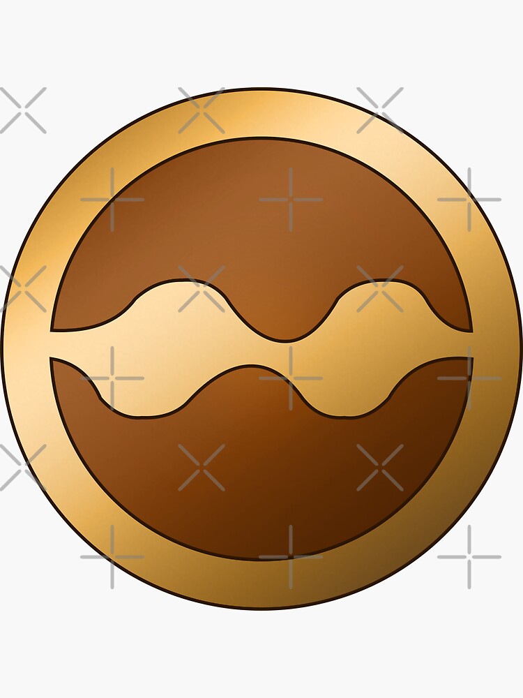 "Quake Medallion" Sticker by Sarinilli | Redbubble