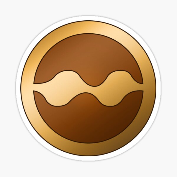 "Quake Medallion" Sticker by Sarinilli | Redbubble